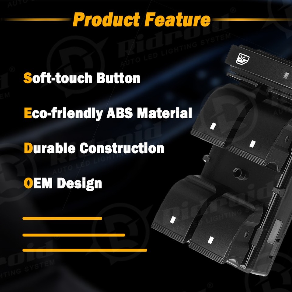 Master Power Window Door Switch For 2007-2013 Chevrolet Silverado 1500 ...