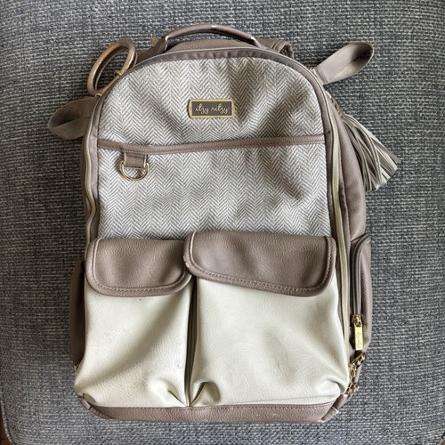 Itzy Ritzy Cream and Brown Baby Bag | eBay