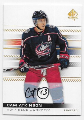 19/20 SP AUTHENTIC LIMITED GOLD AUTOGRAPH PARALLEL Cam Atkinson #53 | eBay