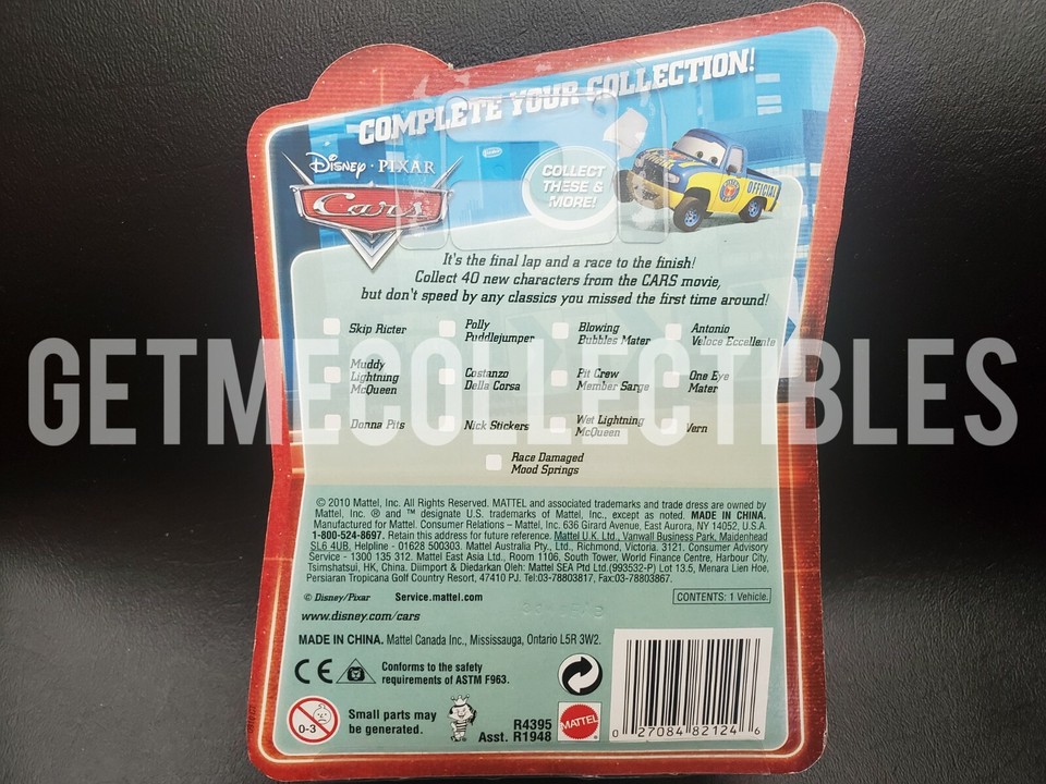 DISNEY PIXAR CARS ONE EYE MATER FINAL LAP SAVE 6% GMC | eBay