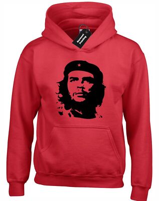 CHE GUEVARA FACE HOODY HOODIE ARMY CUBA FREEDOM POLITICAL UNISEX | eBay UK