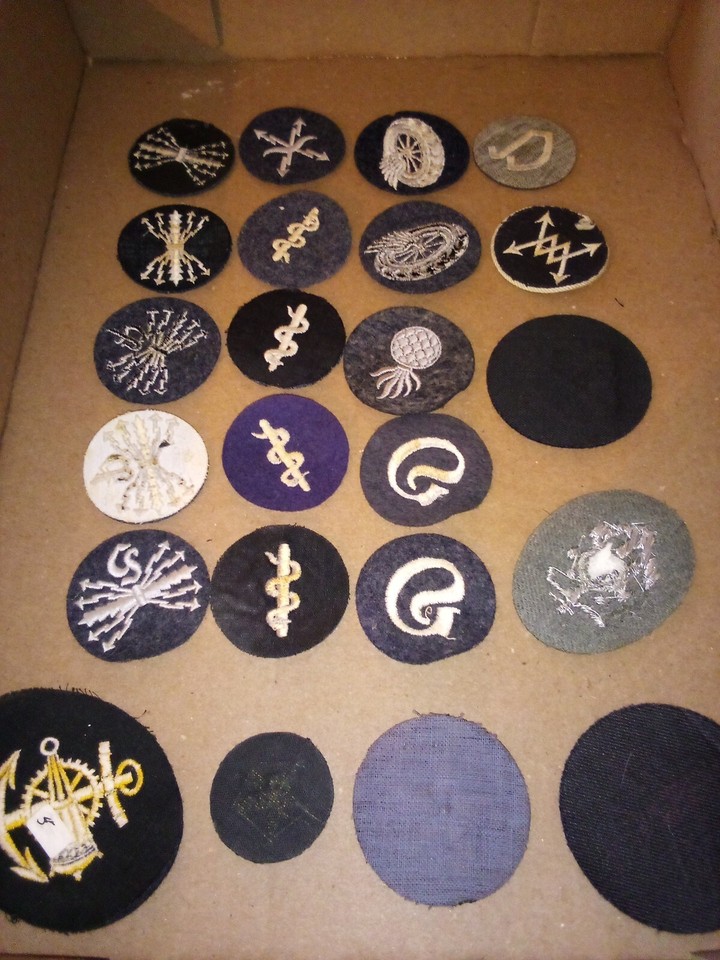 WW2 German Nazi Luftwaffe Cloth Specialist Insignia Lot x 23 | eBay
