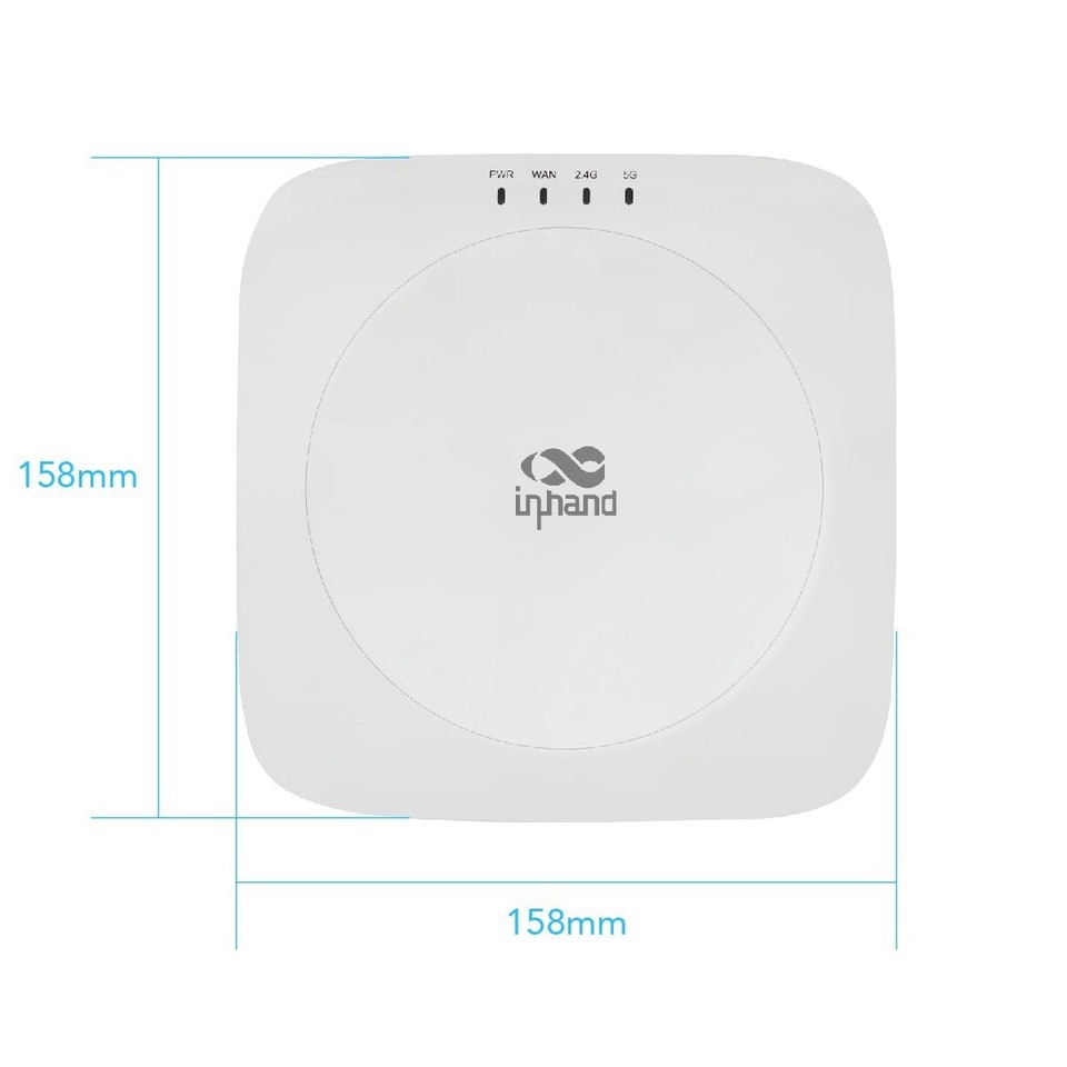 InHand EAP600 Access Point 802.11ax PoE Cloud Managed Wi-Fi 6 Mesh ...