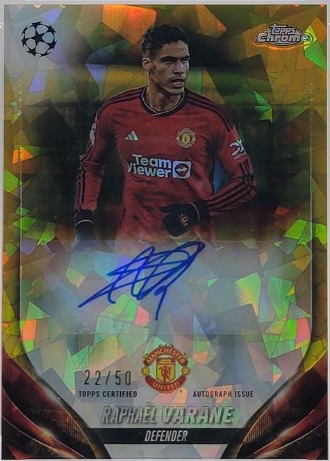 2023-24 Topps Chrome Uefa Club Competitions Sapphire Edition - Chrome ...