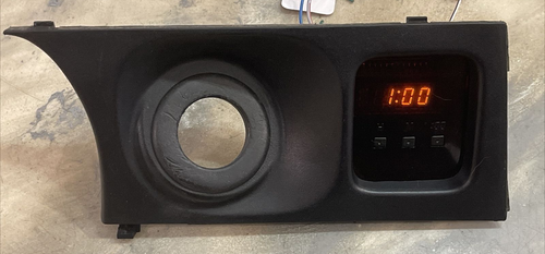 REMAN 1995-2004 Toyota Tacoma Dash Clock W/ Trim Bezel Digital OEM 83910-35020 | Black | Plastic