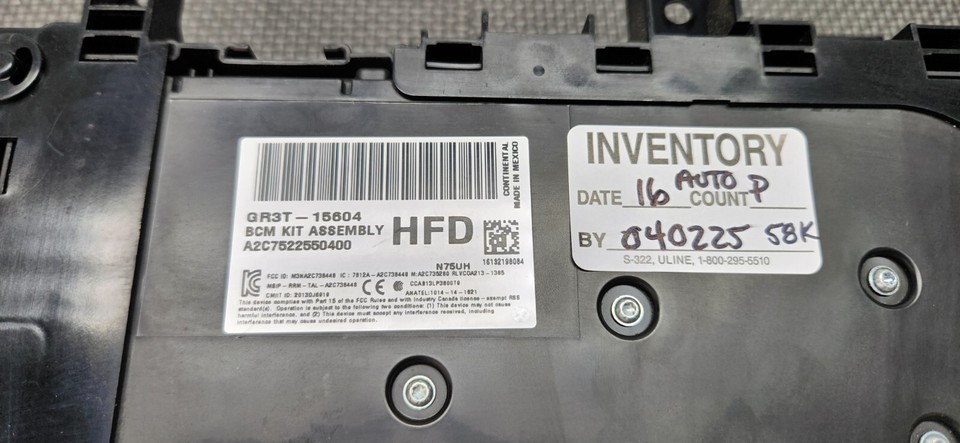 2016 Ford Mustang GT BCM Body Control Module "GR3T 15604 HFC" OEM | eBay