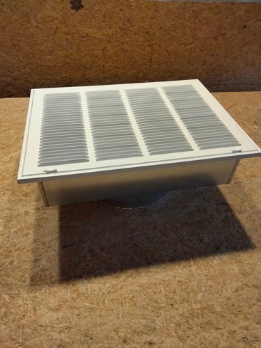 25"x16" furnace return air kit,with filter grille,box, and 12" collar ...