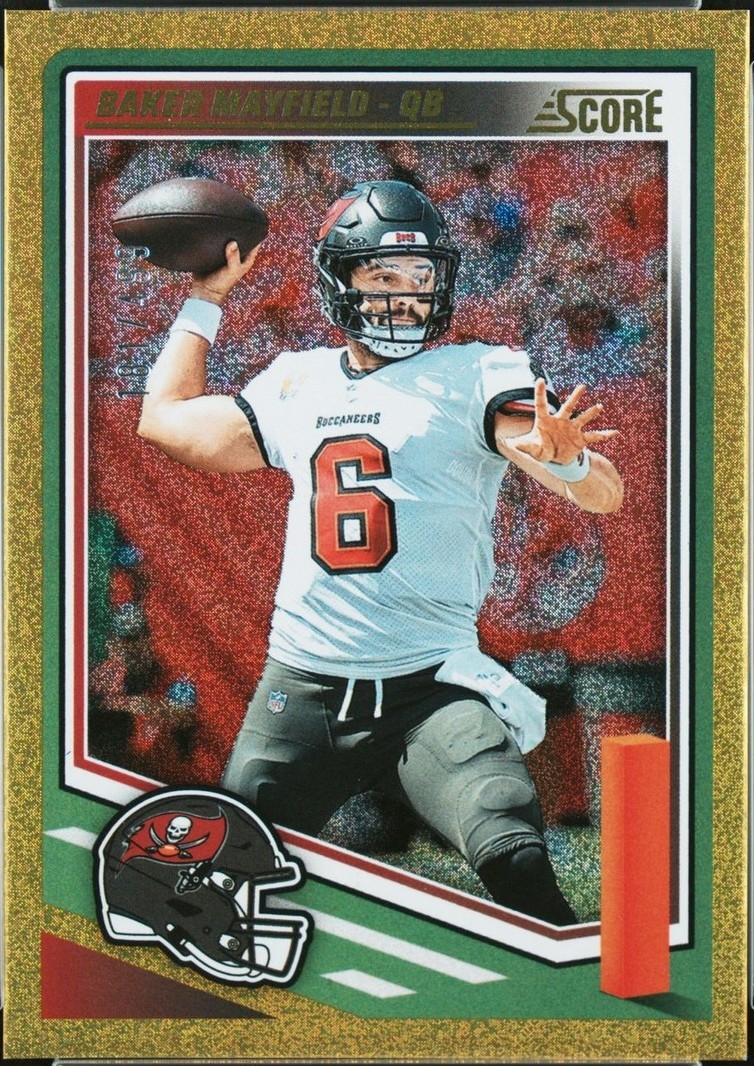 2025 Score - Baker Mayfield #213 Gold Dots /499 for sale online | eBay