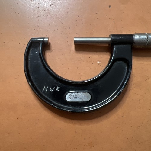 Starrett 436 Outside Micrometer 1-2" 2in Machinist Tool USA .001 ...