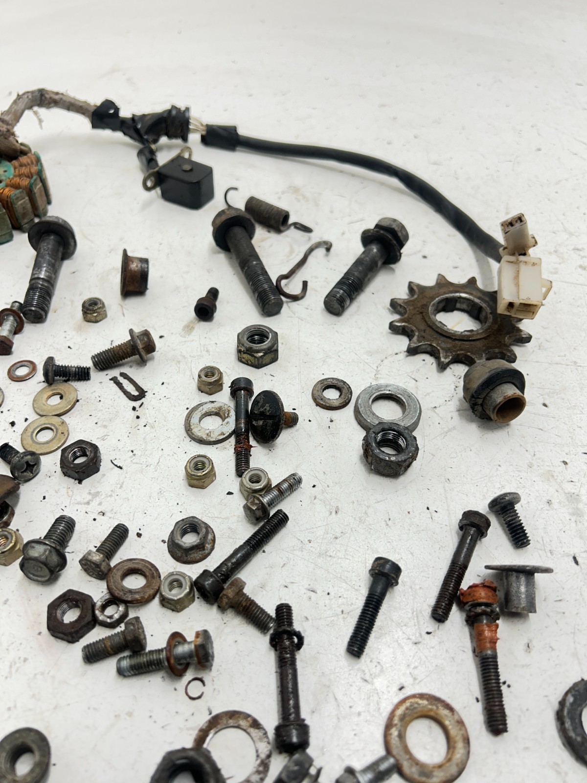 71-74 Bultaco Alpina 250 Model 85 OEM LOT Bolt Stator Gear Spring ...