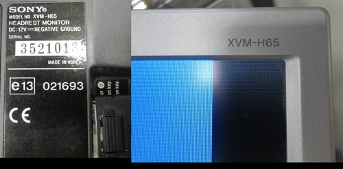 Sony Headrest Monitor Xvm-h65 TFT LCD 6.5" Car Audio for sale online | eBay