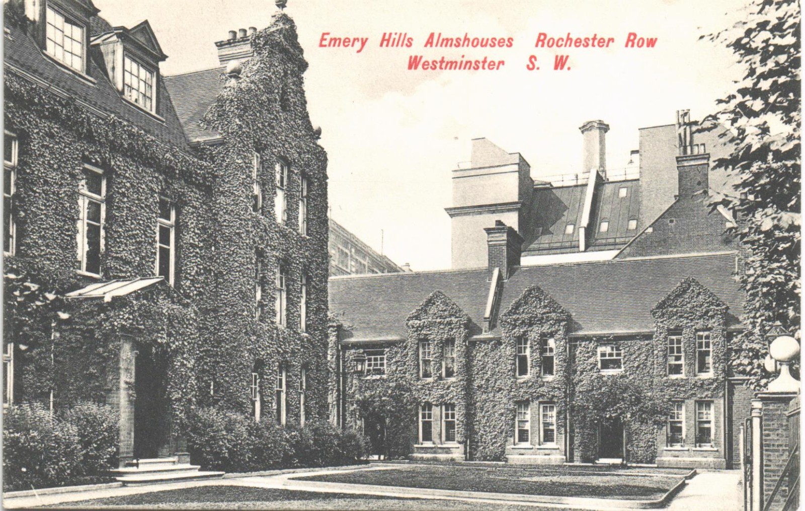 Westminster. Emery Hills Almshouses, Rochester Row # 2177 by Charles ...