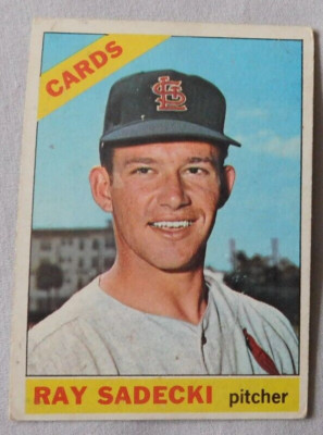 1966 Topps #26 Ray Sadecki St. Louis Cardinals Baseball Card Ex | eBay