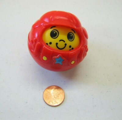 Fisher Price Roll Around Ball Roll-A-Round Red Ball Player Toy Ride-A ...