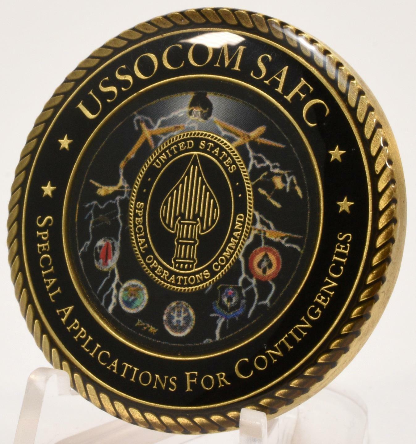 US SOCOM USSOCOM SAFC Challenge Coin 1.5" Special Applications for ...
