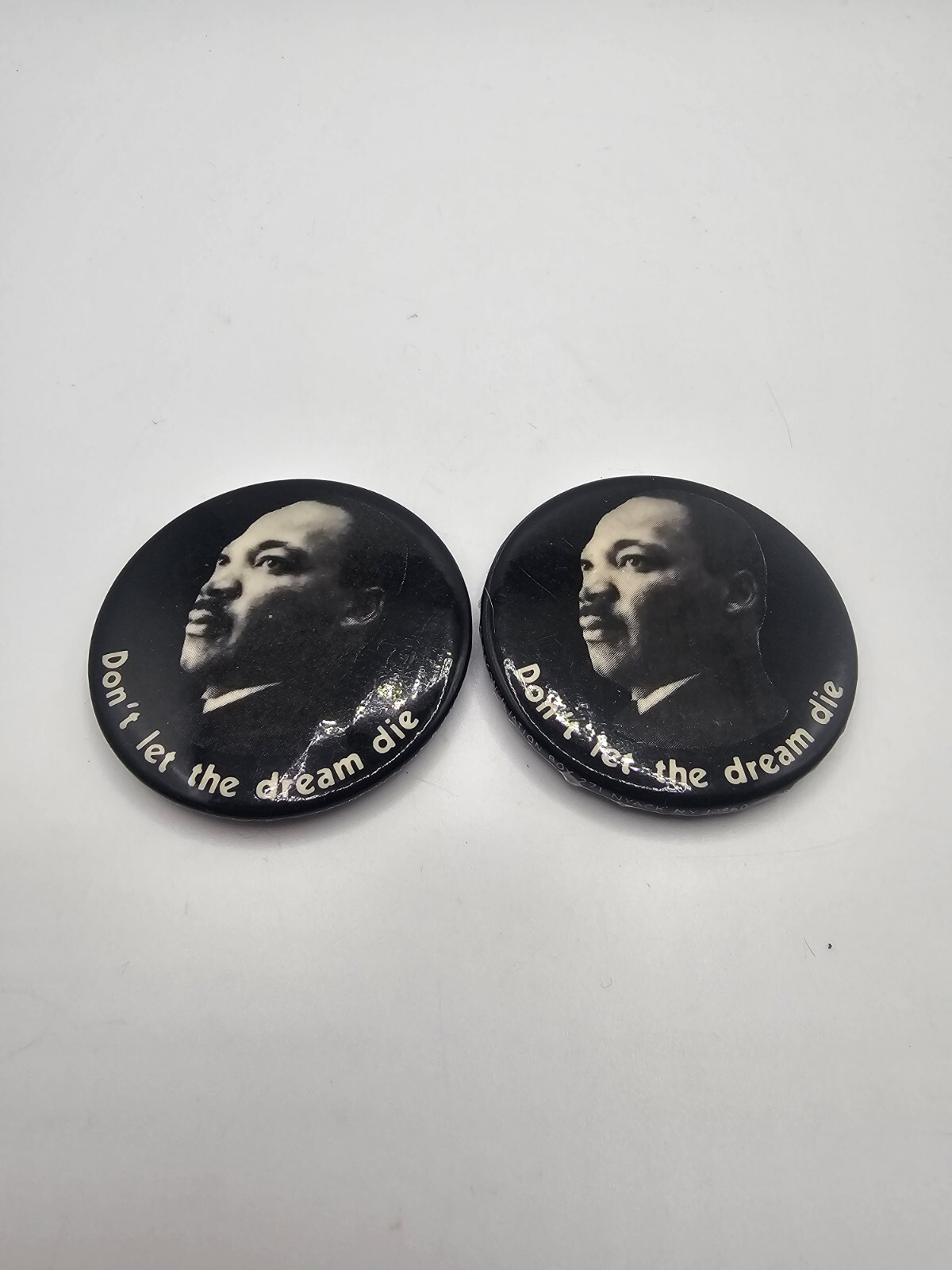 Vintage RARE Martin Luther King Jr Buttons "Dont Let The Dream Die" Lot ...