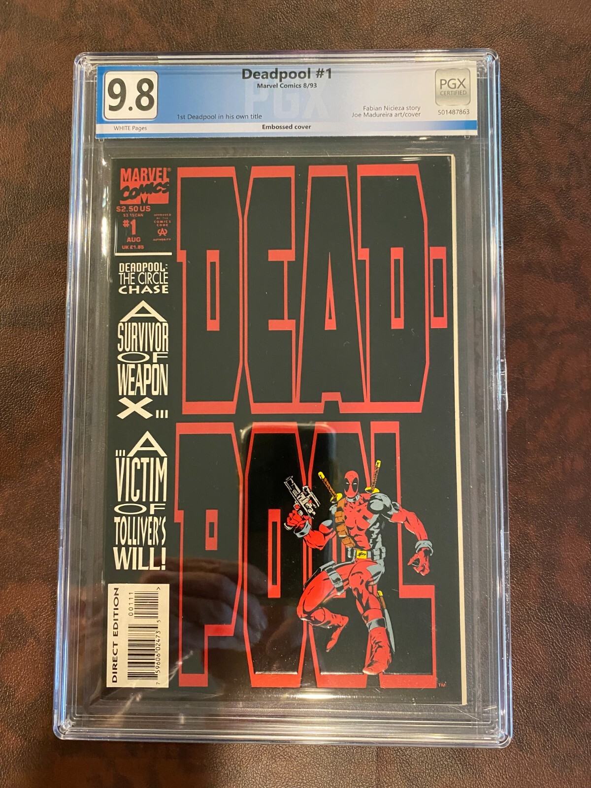 Deadpool #1 Vol. 1 (1993) The Circle Chase Marvel Comic - 1st Printing ...