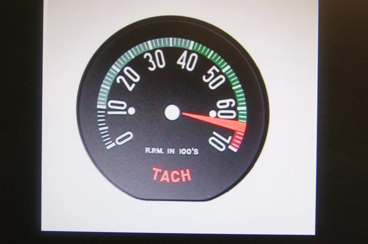 Tachometer Redline