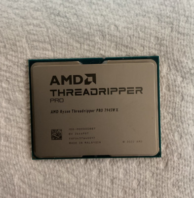 AMD Ryzen Threadripper PRO 7945WX 4.7 GHz 100-000000887 Dell Locked | eBay
