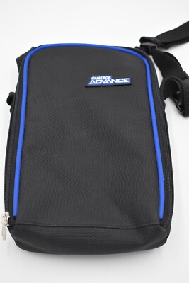Official Nintendo GameBoy Advance Carrying Case Travel Bag Black Blue ...