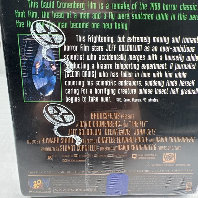 The Fly (VHS, 1997) for sale online | eBay