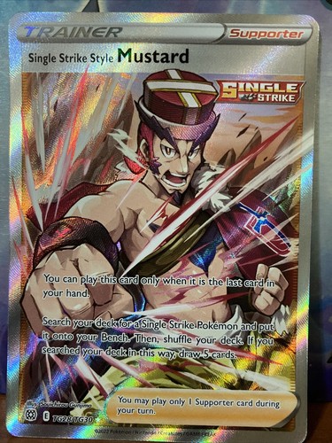 Pokémon TCG Single Strike Style Mustard Sword & Shield: Brilliant Stars ...