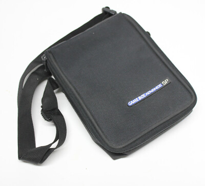 Nintendo Game Boy Advance SP Carrying Case Black Canvas | eBay
