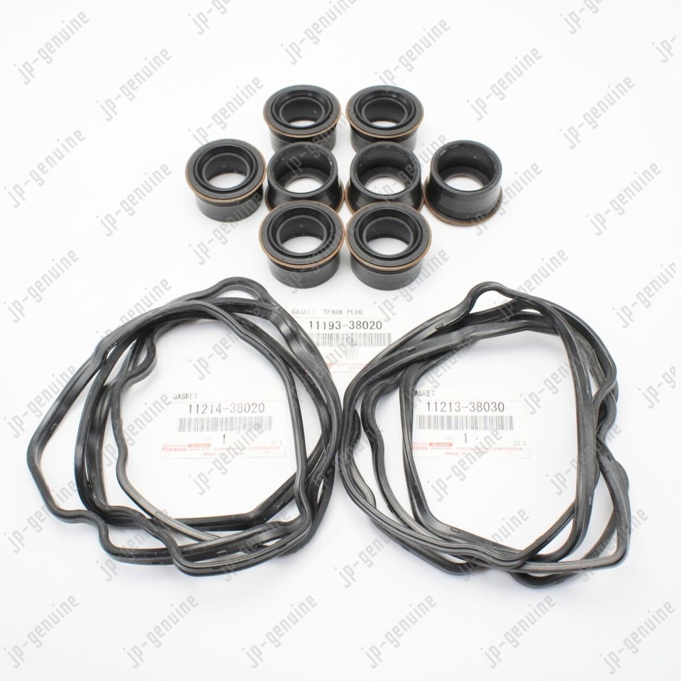 OEM Genuine TOYOTA LEXUS LS600h / LS460 Valve Cover Gasket & Spark Plug ...