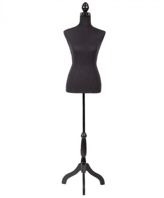 BestMassage Tripod Wooden Base Female Dress Mannequin Clothing Display ...