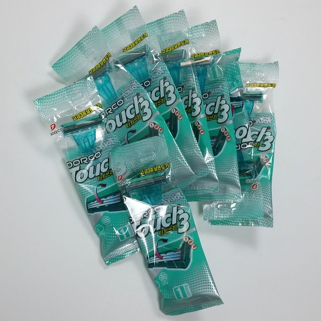 Dorco Touch 3 System 3blades Disposable Razor Men 10pcs for sale online ...