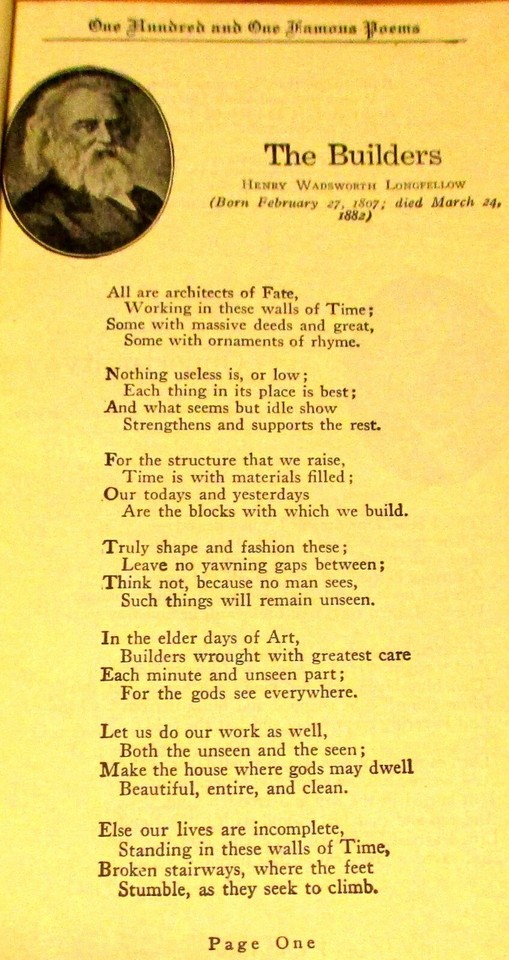 1958 One Hundred and One Famous Poems with a Prose Supplement Hardcover ...