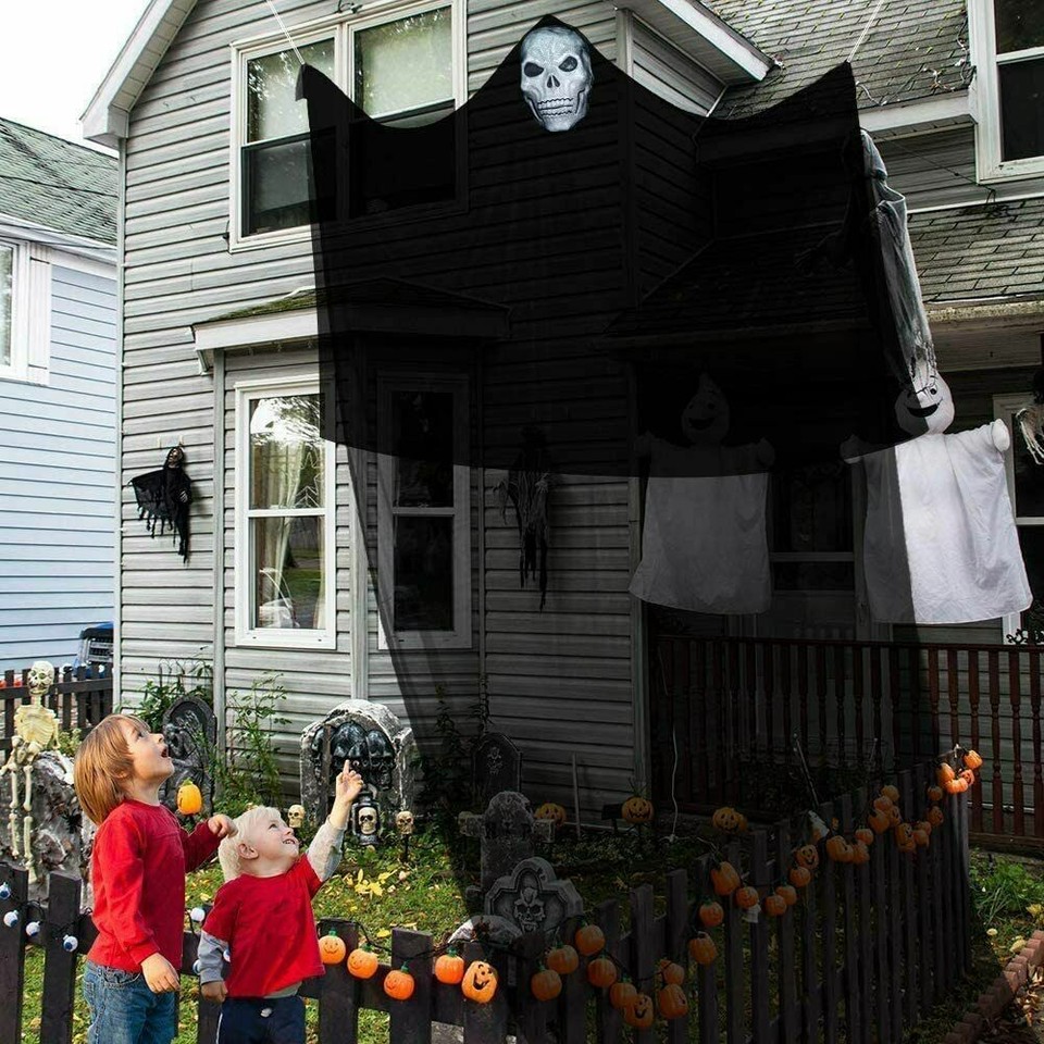 10.8' Halloween Haunted House Ghost Hanging Decoration Indoor/Outdoor ...
