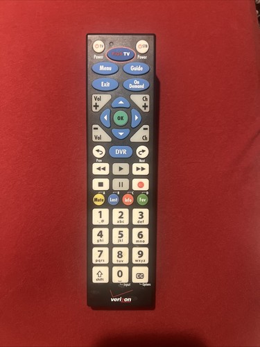 OEM Verizon Fios Big Button VZ P283v1 RC Remote Control | eBay