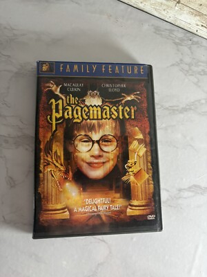 The Pagemaster (DVD) Free Shipping 20th Century Fox Family Feature ...