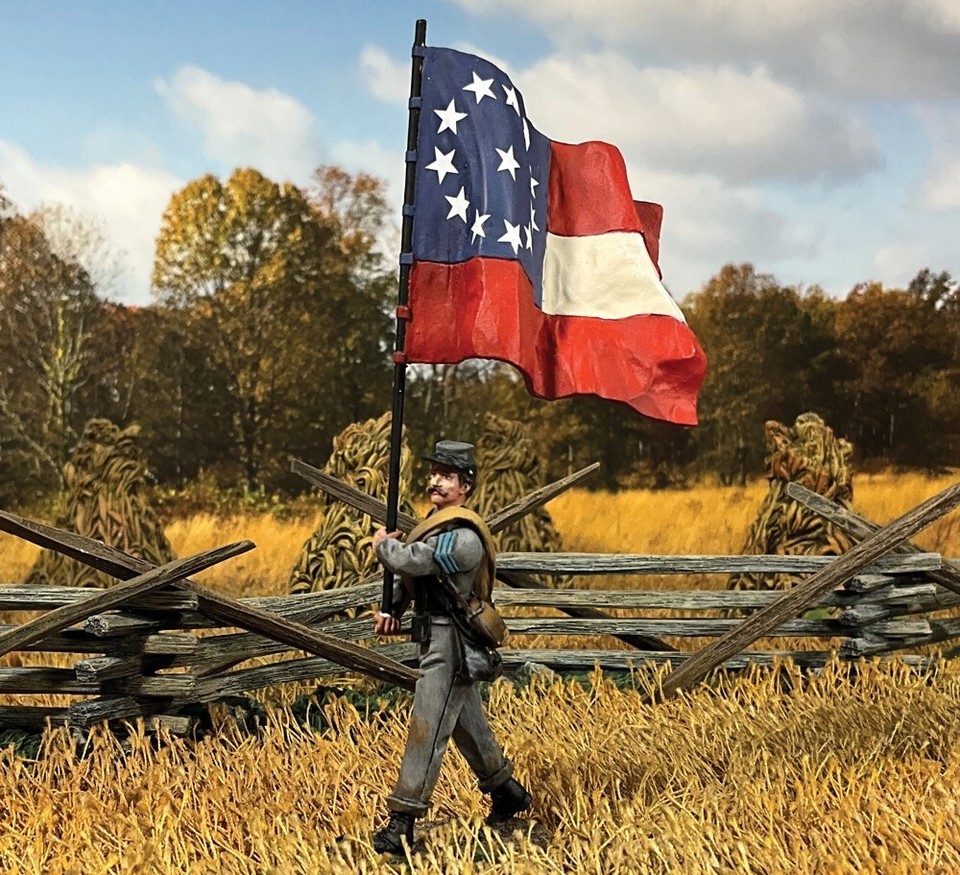 BRITAINS CIVIL WAR CONFEDERATE 31449 CONFEDERATE INFANTRY WITH 1ST ...