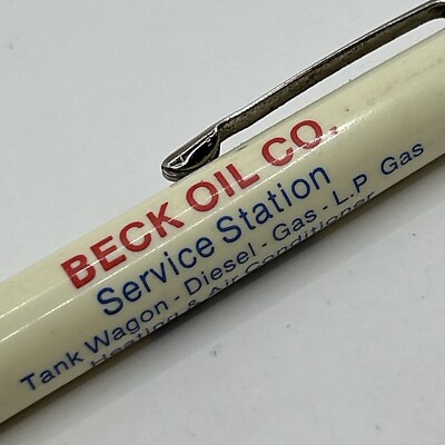 VTG Ballpoint Pen Beck Oil Co. Service Station Decatur NE | eBay