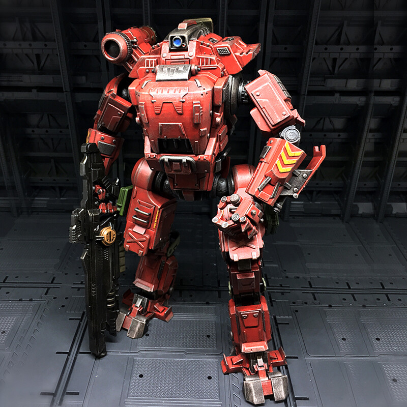 Joytoy Red ZEUS MECHA HEAVY FIREPOWER MODEL 1/27 Set Figures Military ...
