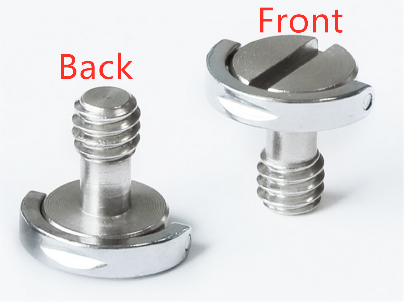 Stainless steel UNC 1/4 Inch D-ring Camera Screw for Quick Release ...