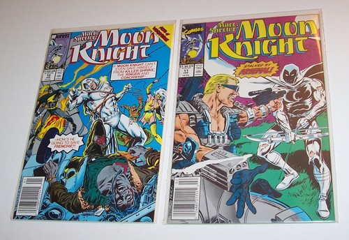 Moon Knight #10 & 11 - Marvel Copper Age NM range issues | eBay