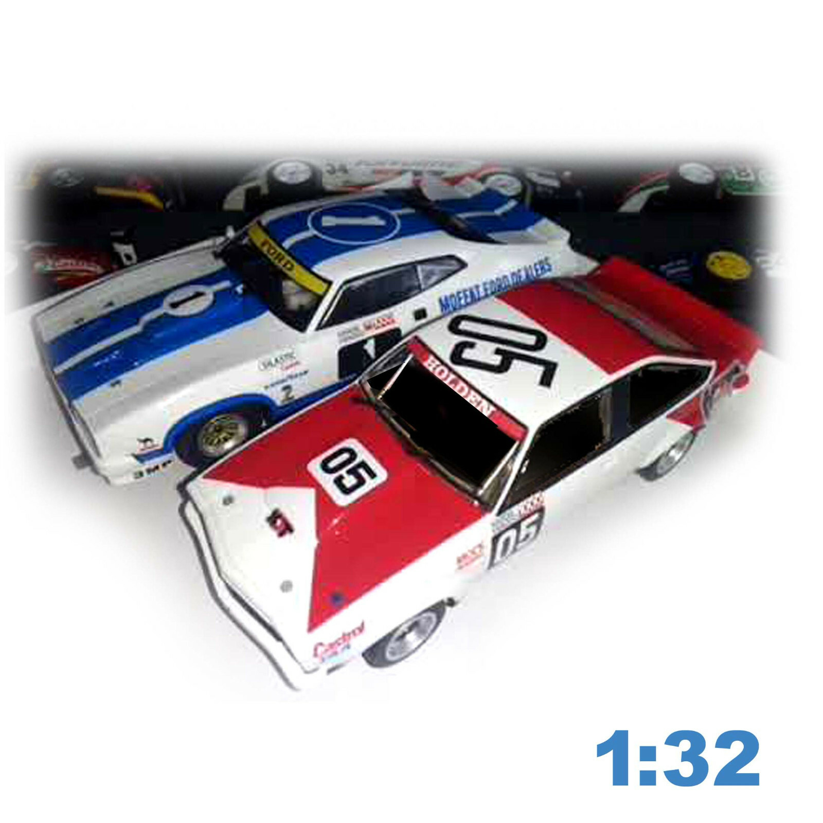 NEW SCALEXTRIC 1:32 BATHURST LEGENDS SLOT CAR SET FALCON v TORANA BROCK ...