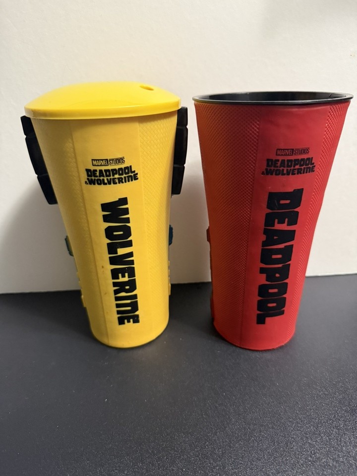 Deadpool and Wolverine AMC Exclusive Cups Marvel MCU Fast Shipping ...