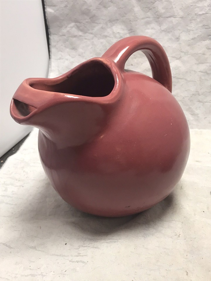 Uhl Pottery Pink Lipped Ice Water Pitcher | eBay