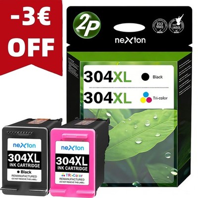 1-2 304XL Patronen für HP-304 XL DeskJet 2620 2630 3720 3730 3750 ...