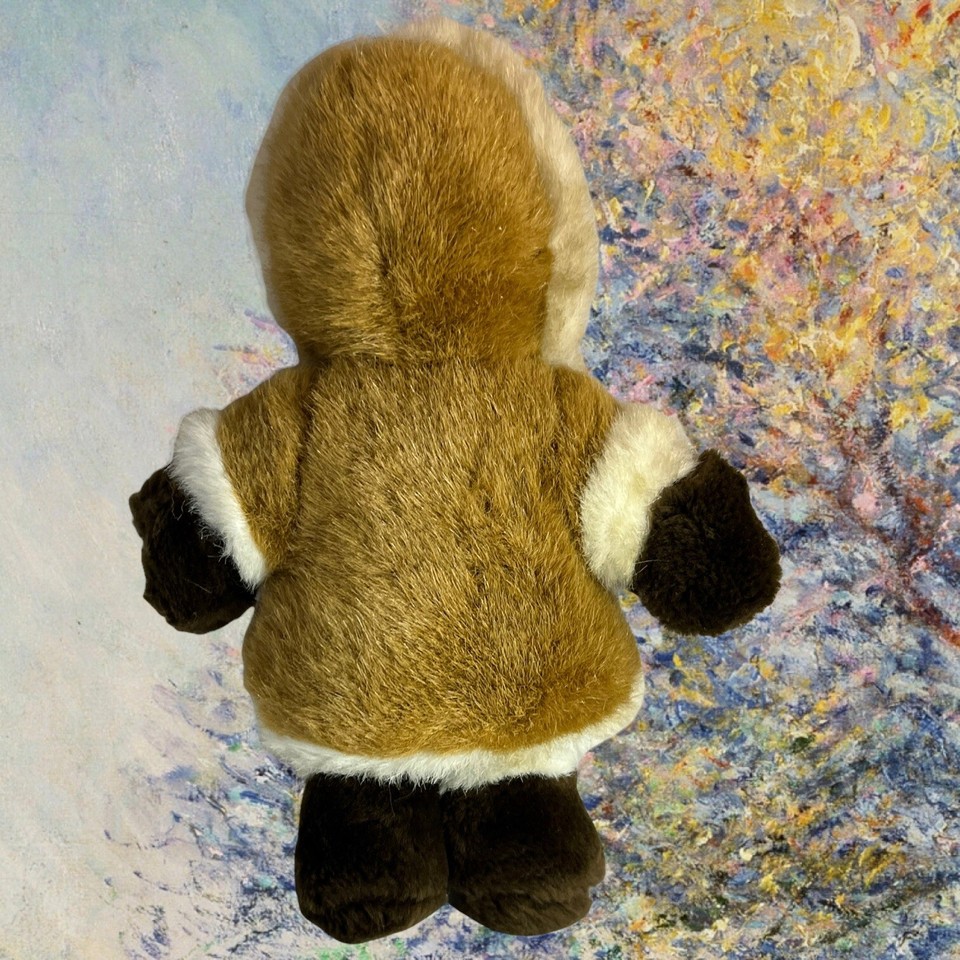 Kipmik Anchorage Alaska Eskimo Plush Girl Doll Brown Rubber Face Faux ...