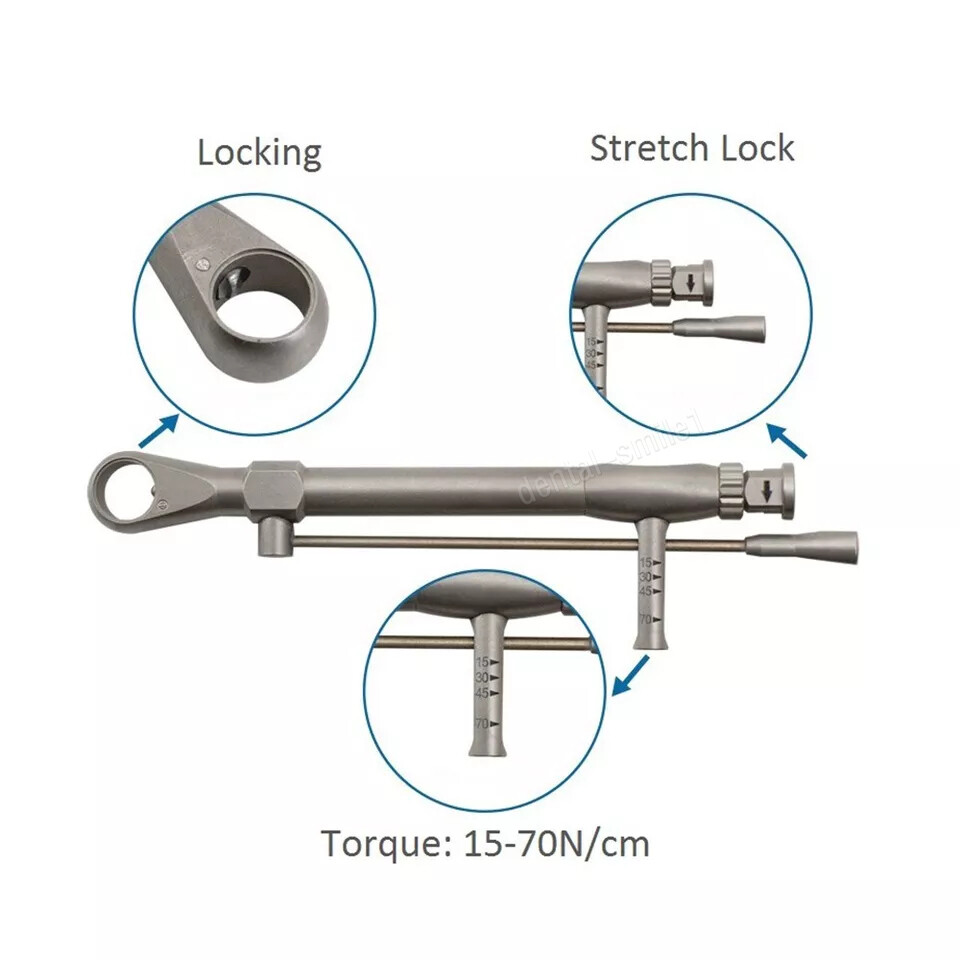 Dental Straumann Torqure Wrench Implant Ratchet 15-70Ncm Medical ...