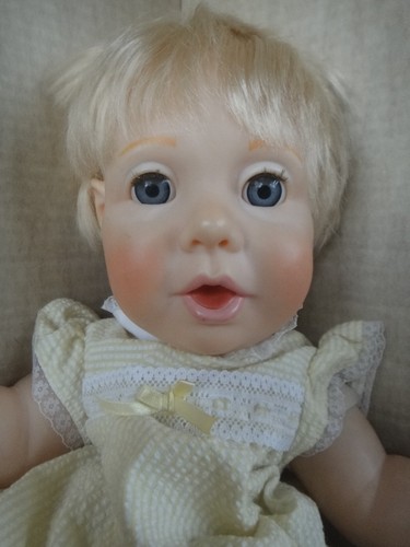 VTG 1984 HASBRO REAL BABY JUDITH TURNER 21"WIDE EYED WEIGHTED REALISTIC ...