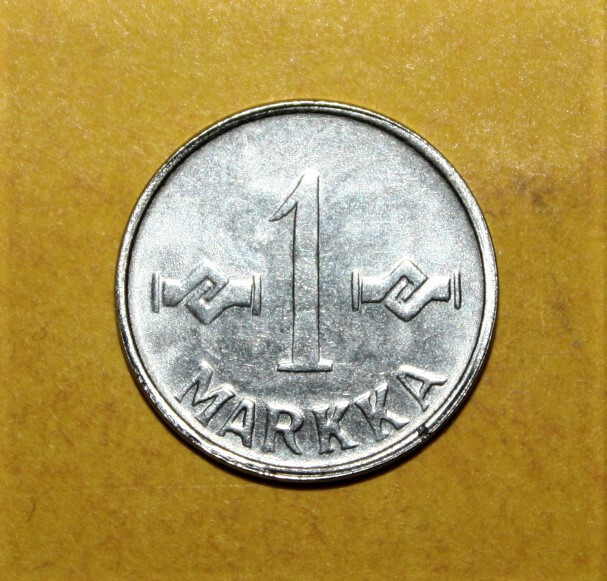 S12 - Finland 1 Markka 1956 Almost Uncirculated Coin - Four Joined ...