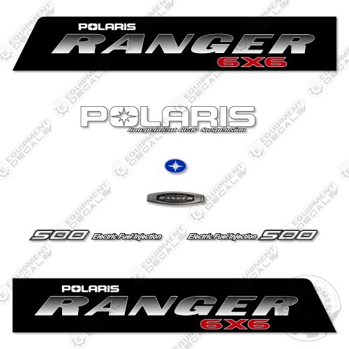 Fits Polaris Ranger 500 6x6 Decal Kit (2005) Utility Vehicle - 7 YEAR ...