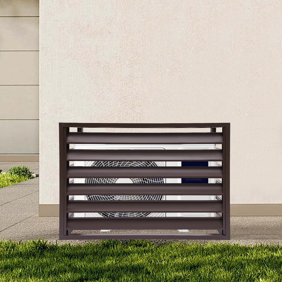 Air Conditioner Fence Aluminum Alloy Privacy Screens Fence Panels ...