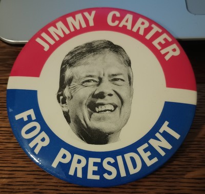 3 Jimmy Carter 1980 campaign pins buttons political 3.5" | eBay